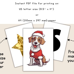 Dogs Bulletin Board | Christmas Classroom Decor Printable | Puppy ...