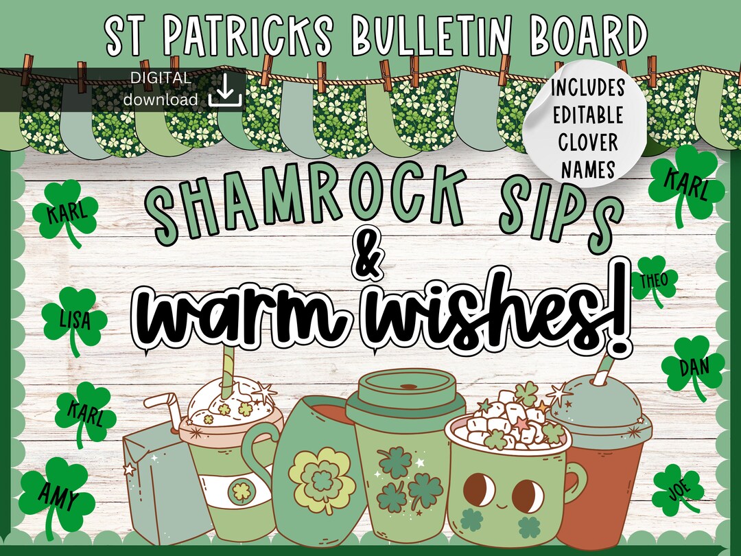 March Bulletin Board | St Patrick’s Day Bulletin Board | Leprechaun ...
