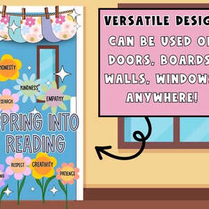 Spring Bulletin Board | Reading Bulletin Board | Library Bulletin Board ...