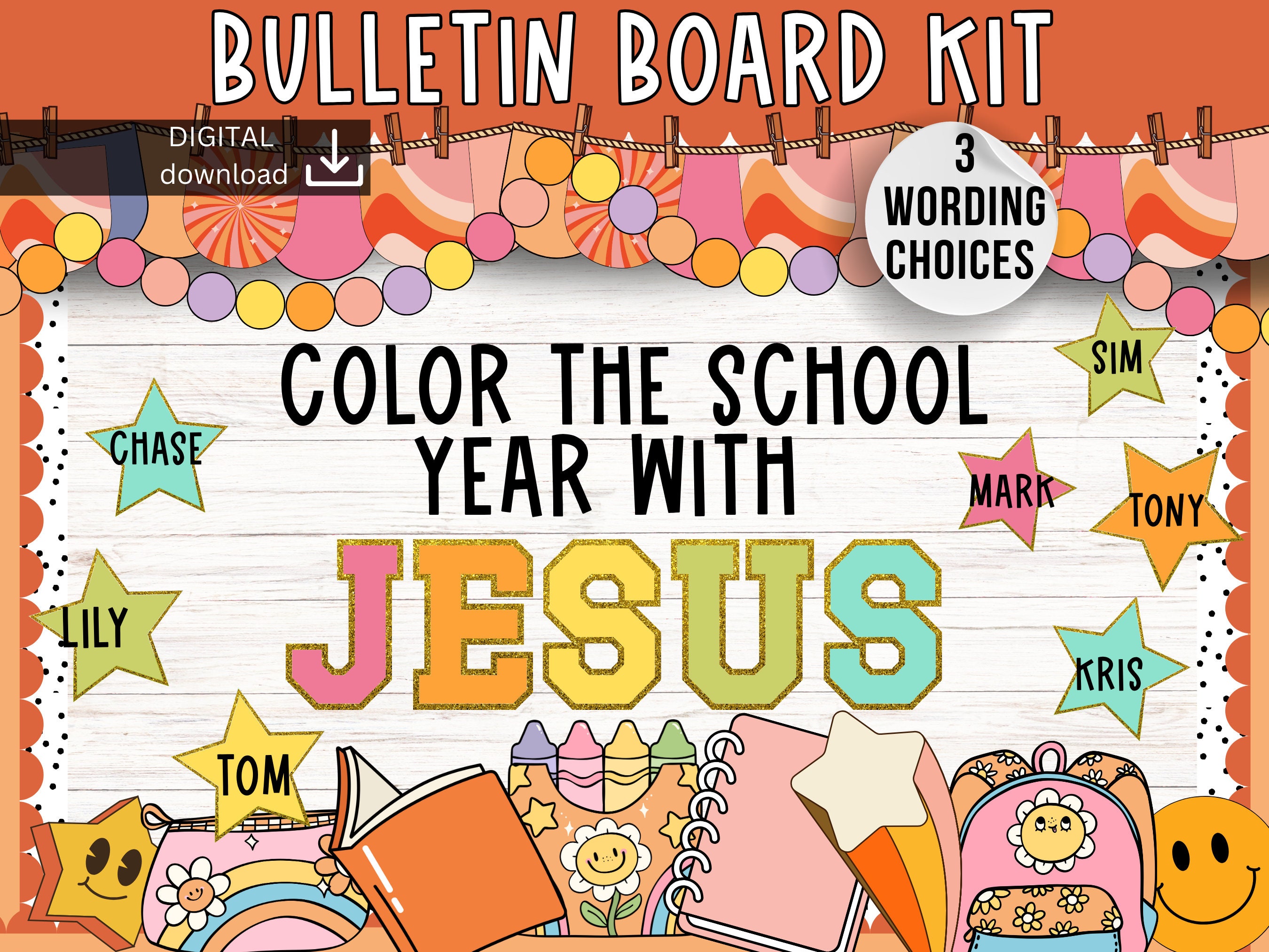 Welcome Back Bulletin Board | August Bulletin Board | Jesus Bulletin ...