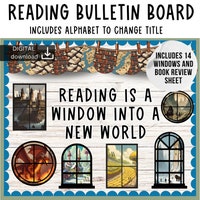 Reading Month Classroom Bulletin Board Spring Bulletin Board Printable ...
