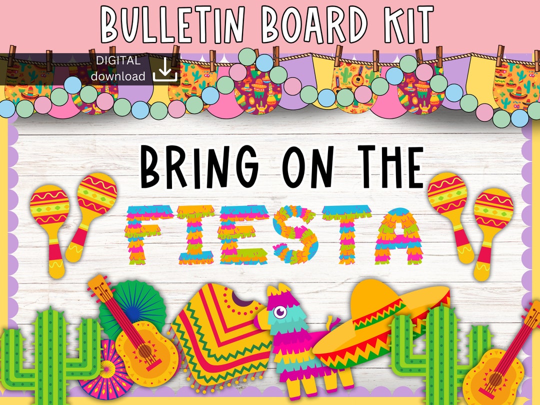 Cinco De Mayo Bulletin Board | May Bulletin Board | Fiesta Bulletin ...