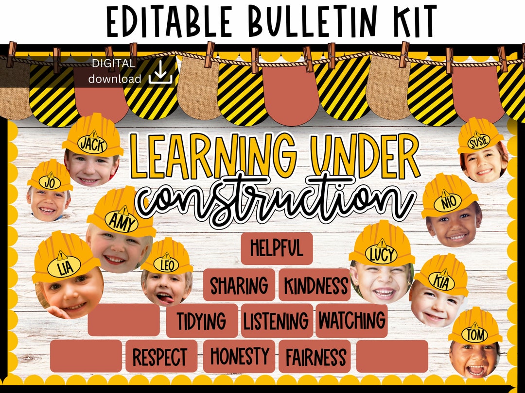 New Year Bulletin Board | Children’s Faces Classroom Decor | January ...