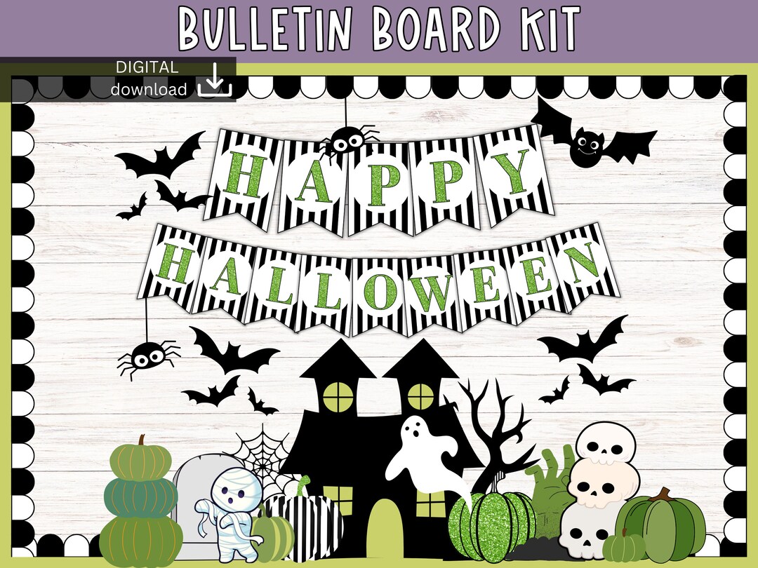 Halloween Bulletin Board | Haunted House Bulletin Board | Pumpkin Patch ...