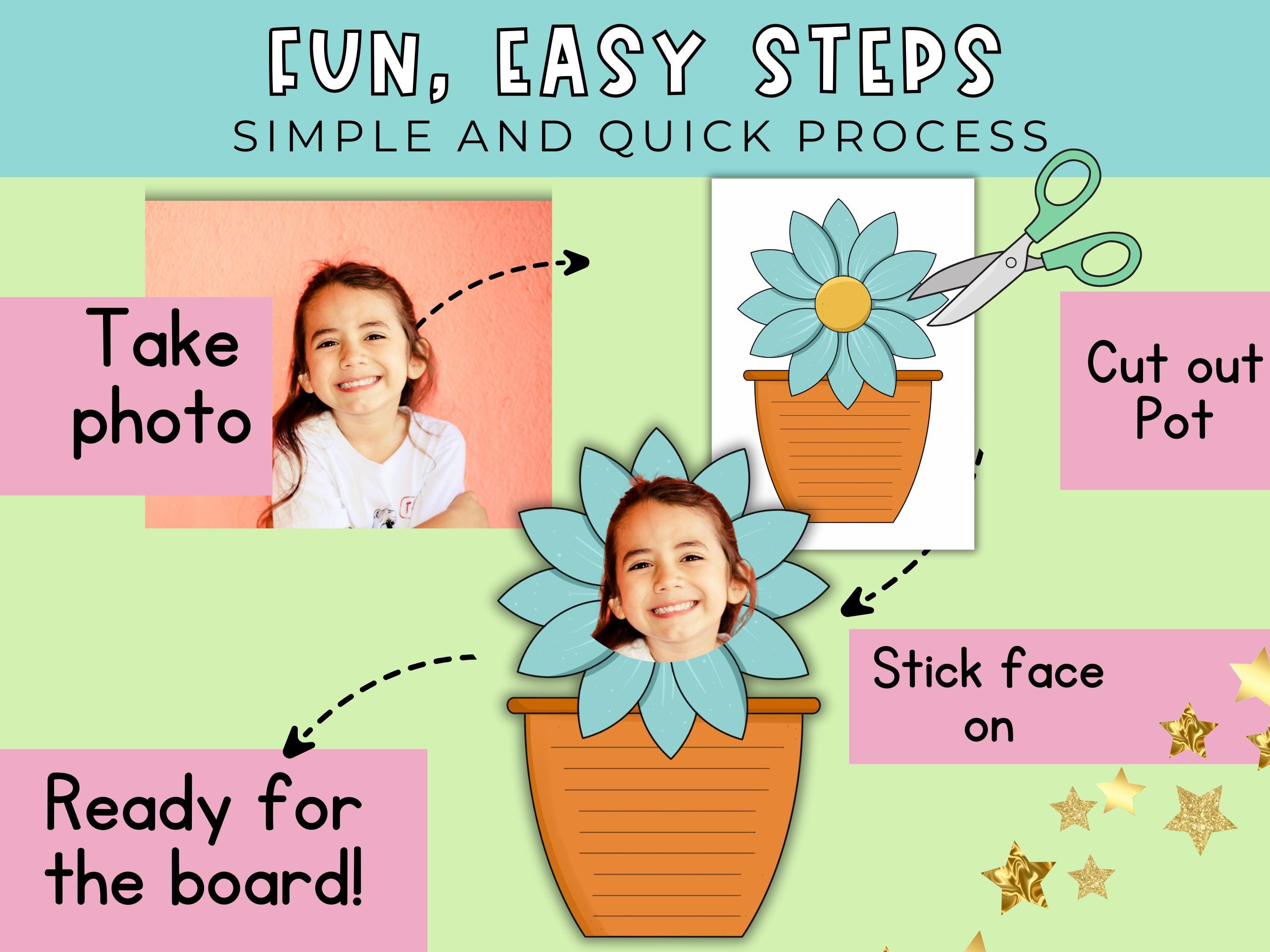 Spring Flowers Bulletin Board Kit: Classroom Decor (digital Download ...