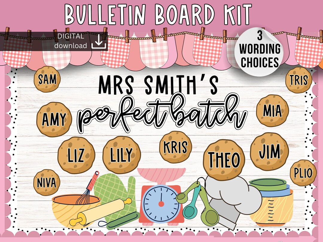 Welcome Back Bulletin Board | Cooking Bulletin | New Year Classroom ...