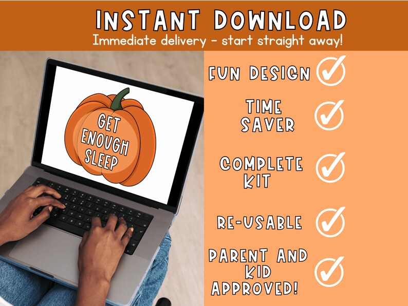 Fall Health Bulletin Board Kit: Editable Pumpkin Theme (digital ...