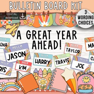 Welcome Back Bulletin Board | August Bulletin Board | New Year Bulletin ...