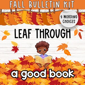 Fall Reading Bulletin Board | Library Bulletin Board | Autumn Book Nook ...