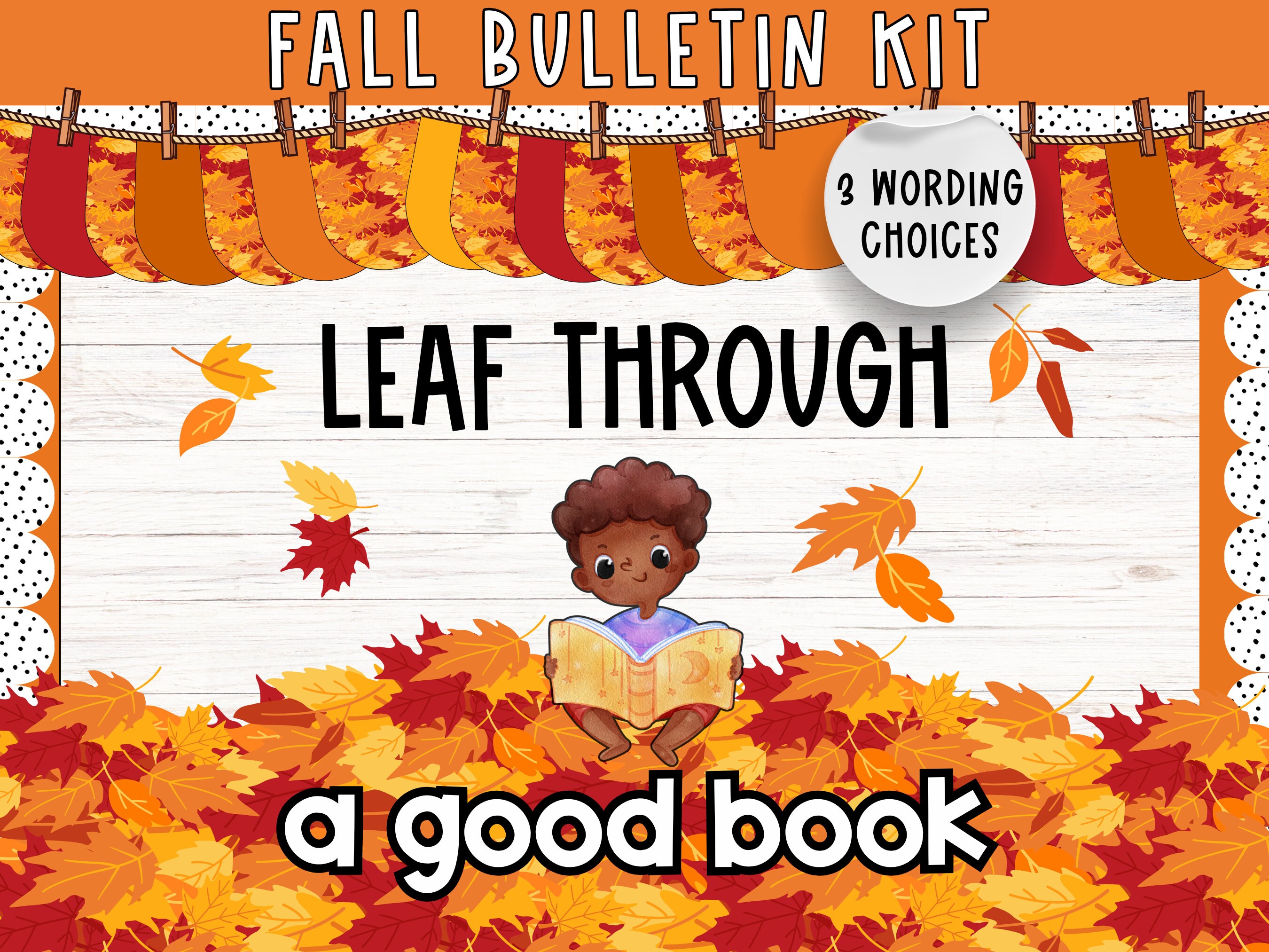 Fall Reading Bulletin Board | Library Bulletin Board | Autumn Book Nook ...