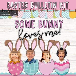 Easter Bulletin Board | Easter Egg Bulletin Board | Bunny Rabbit ...