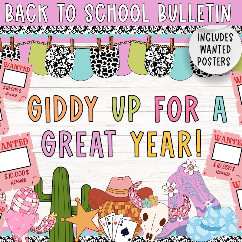 Western Classroom Banner - Etsy