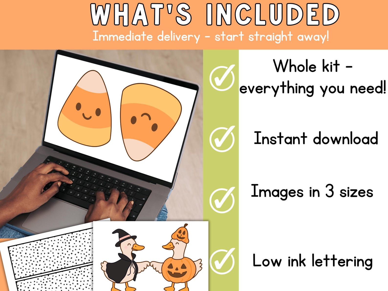Halloween Goose Bulletin Board Kit: Spooky Classroom Decor (PDF ...