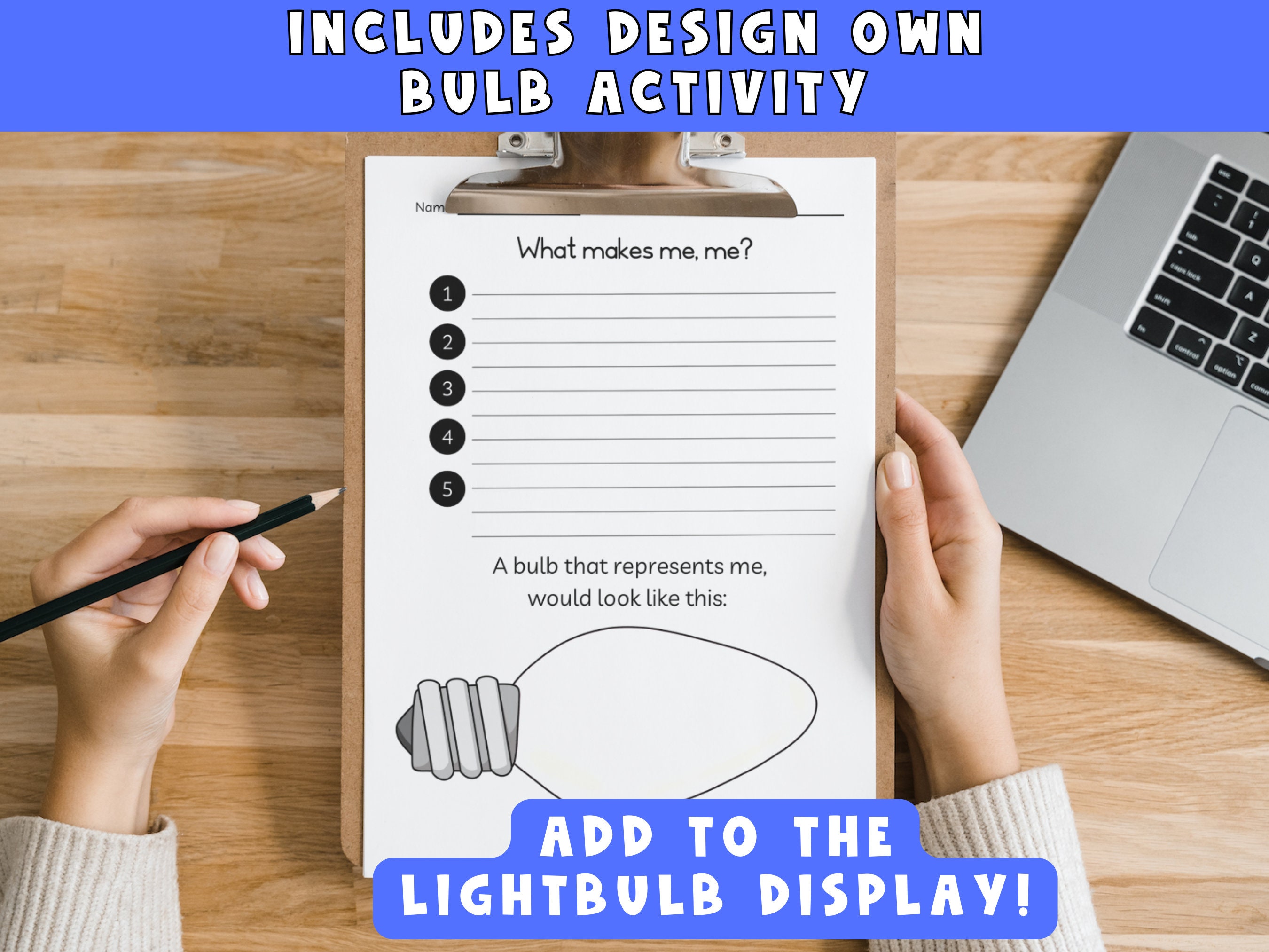 Christmas Classroom Decor Printable | Festive Bulletin Board Decor ...