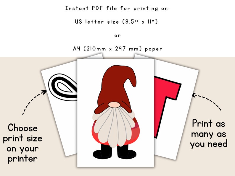 Gnome Bulletin Board | Christmas Bulletin Board | Christmas Printable ...