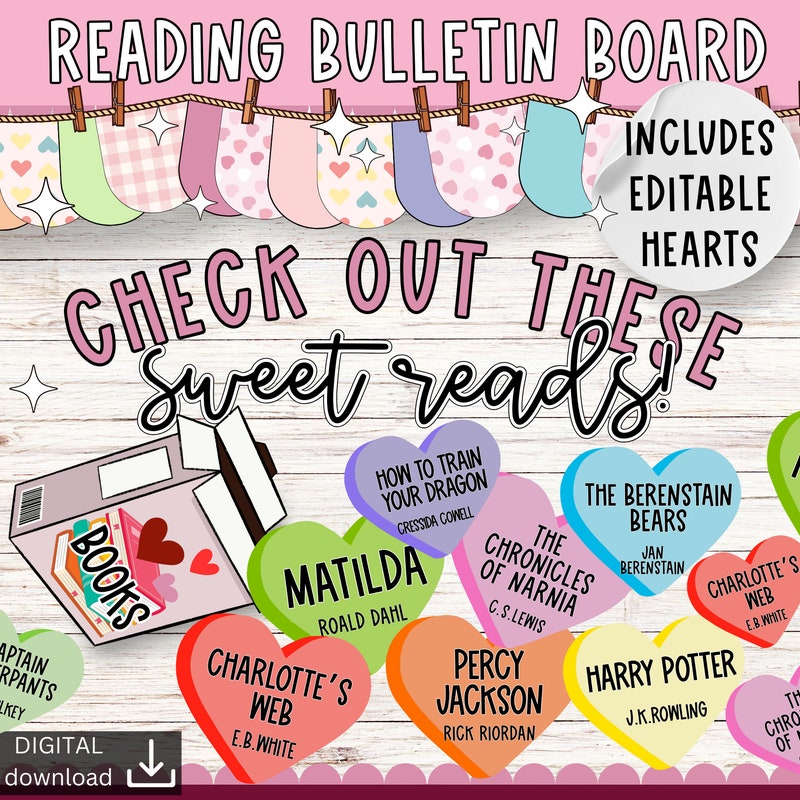 Library Valentines Board - Etsy