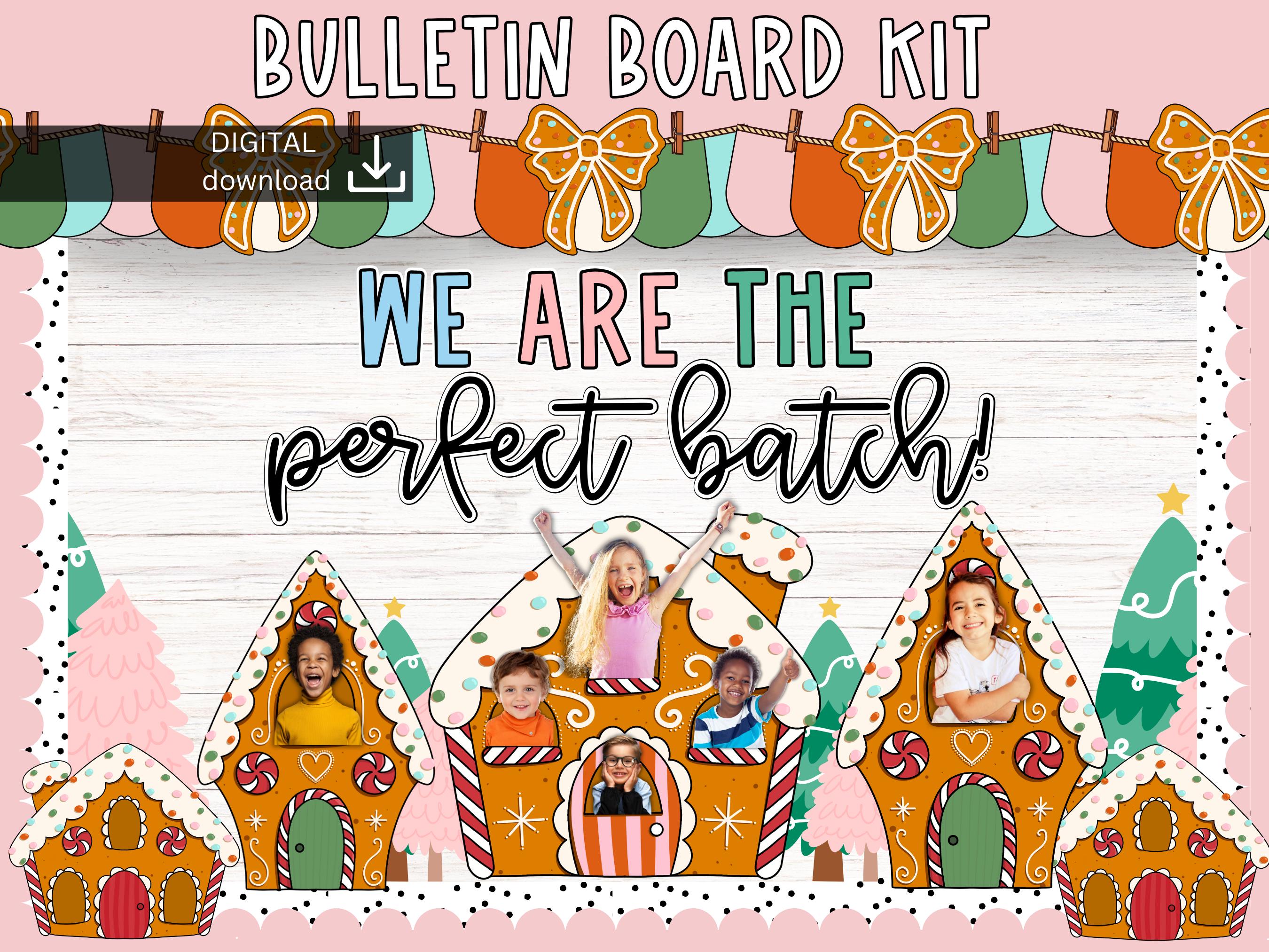 Gingerbread Bulletin Board | Christmas Classroom Decor | Holiday ...