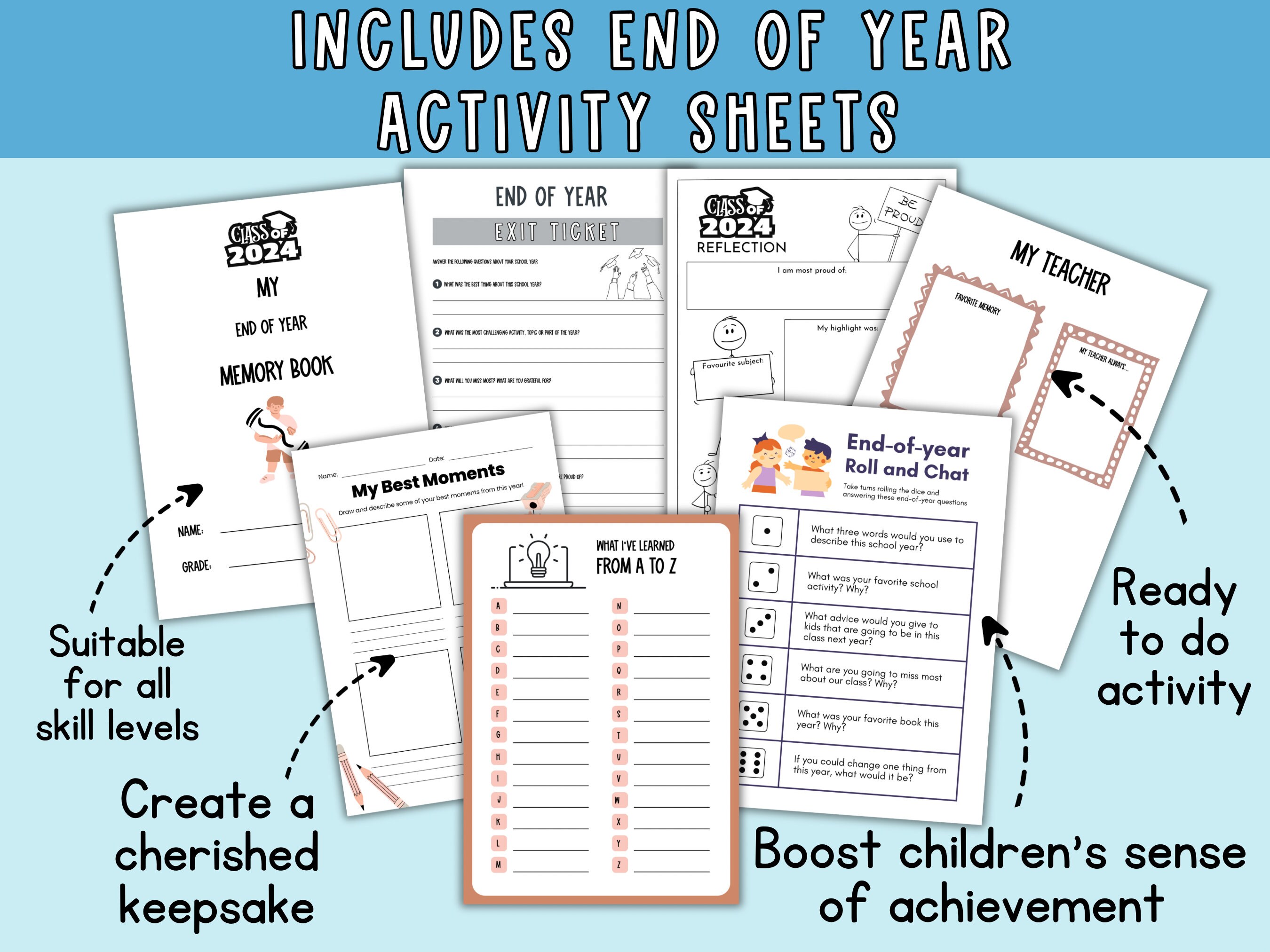 End of Year Bulletin Board | Bulletin Board | Friendship Bracelet ...