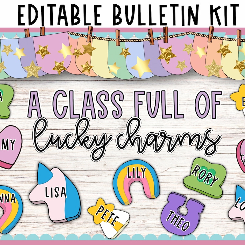 Lucky Charm Bulletin Board - Etsy