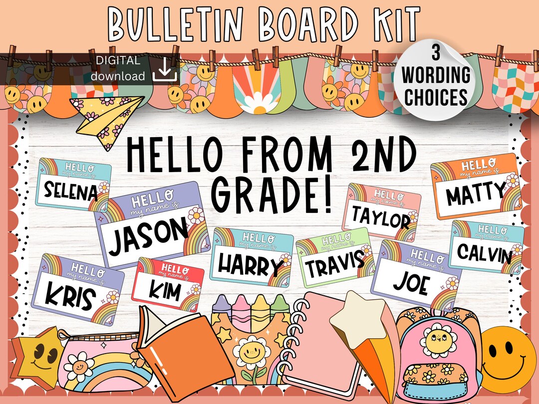 Welcome Back Bulletin Board | August Bulletin Board | New Year Bulletin ...