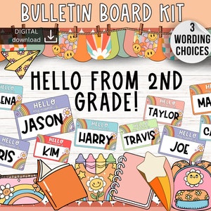 Welcome Back Bulletin Board | August Bulletin Board | New Year Bulletin ...
