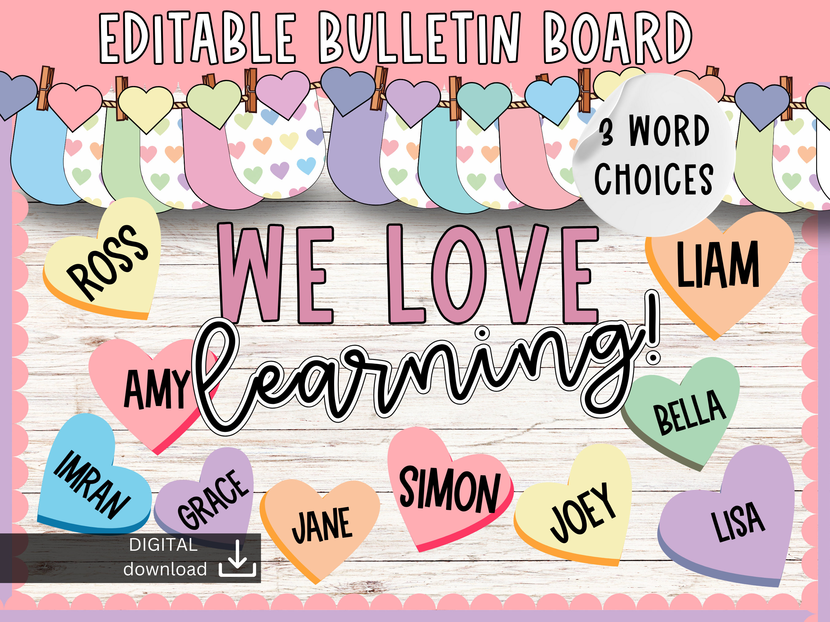 Cute Bulletin Board | Valentine Bulletin Board | Positive Bulletin ...