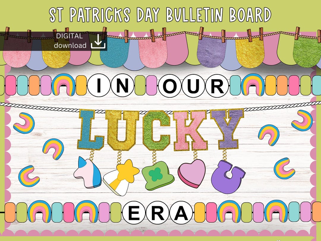 Lucky Charms Bulletin Board | St Patrick’s Day Bulletin Board | March ...