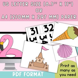 Summer Shells Bulletin Board Kit: Seaside Vacation Countdown (digital ...