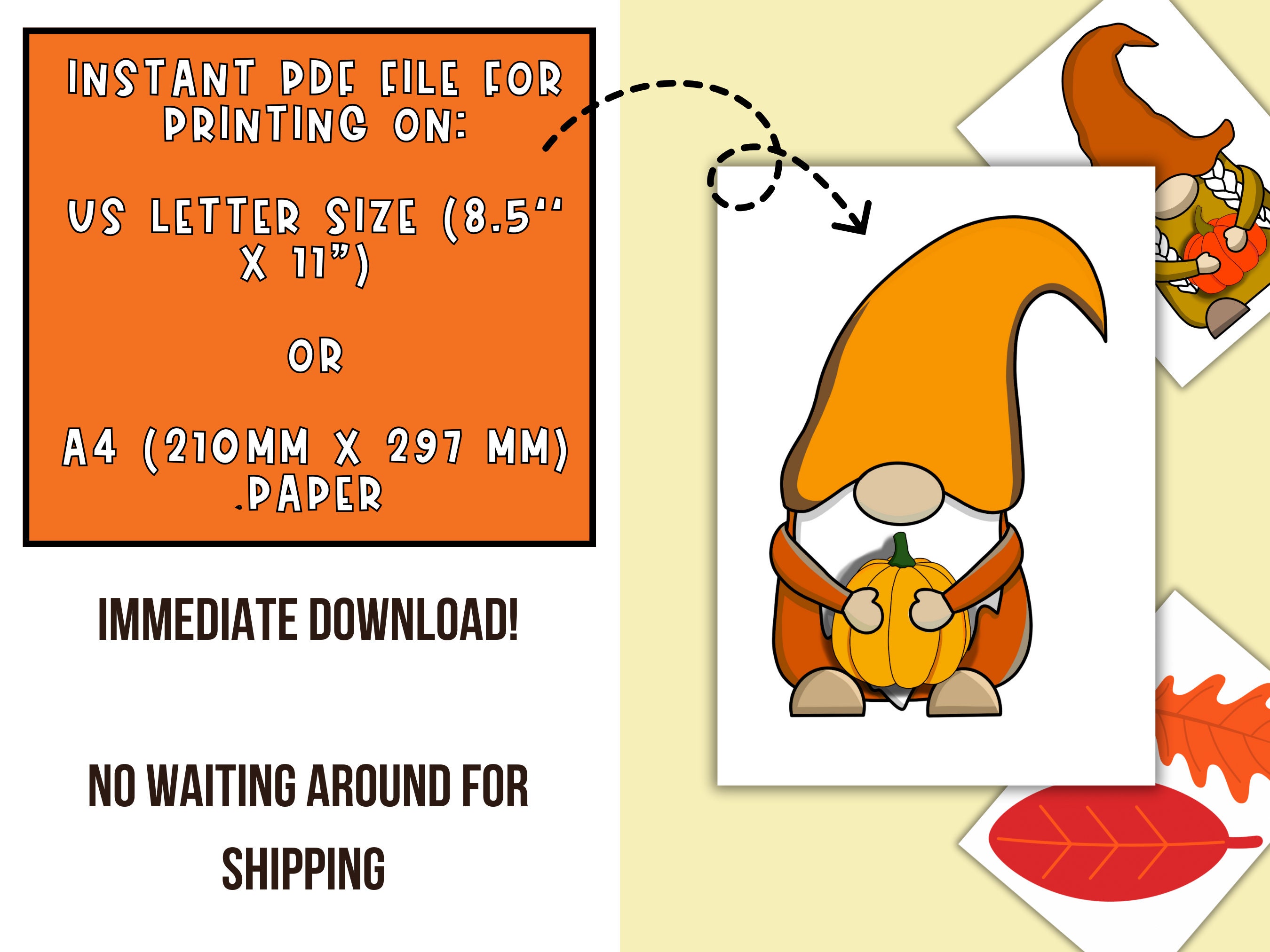 Thanksgiving Bulletin Board Kit | Gnome Decor for Thanksgiving ...