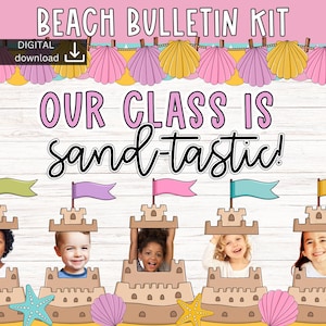 Summer Bulletin Board | End of Year Bulletin Board | Beach Bulletin ...