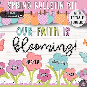 Bible Bulletin Board | Spring Bulletin Board | Jesus Bulletin Board ...