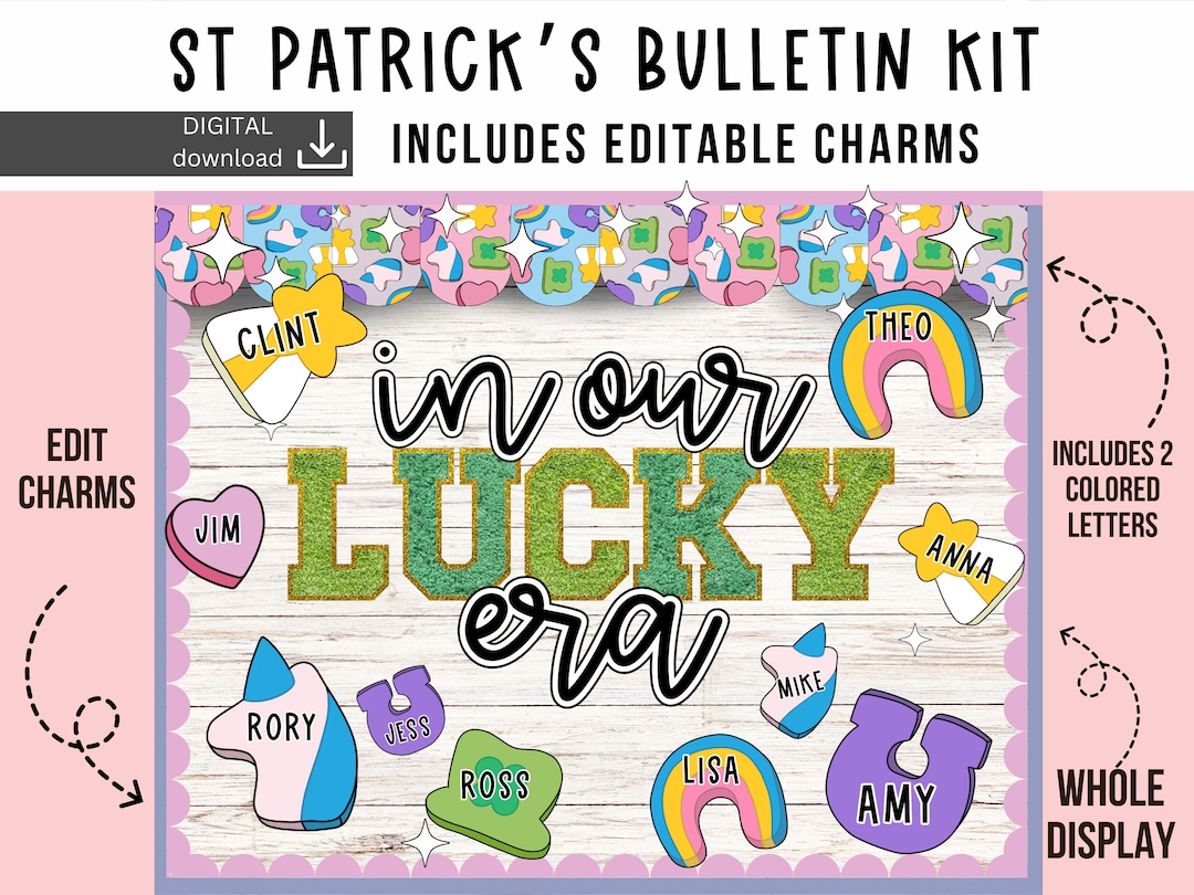Swiftie Bulletin Board | Lucky Charms Bulletin Board | Eras Bulletin ...