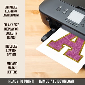 Alphabet Bulletin Board Kit | Printable Bulletin Lettering | Rainbow ...