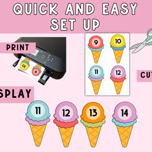 Summer Countdown Bulletin Board | End of Year Bulletin Board | Ice ...