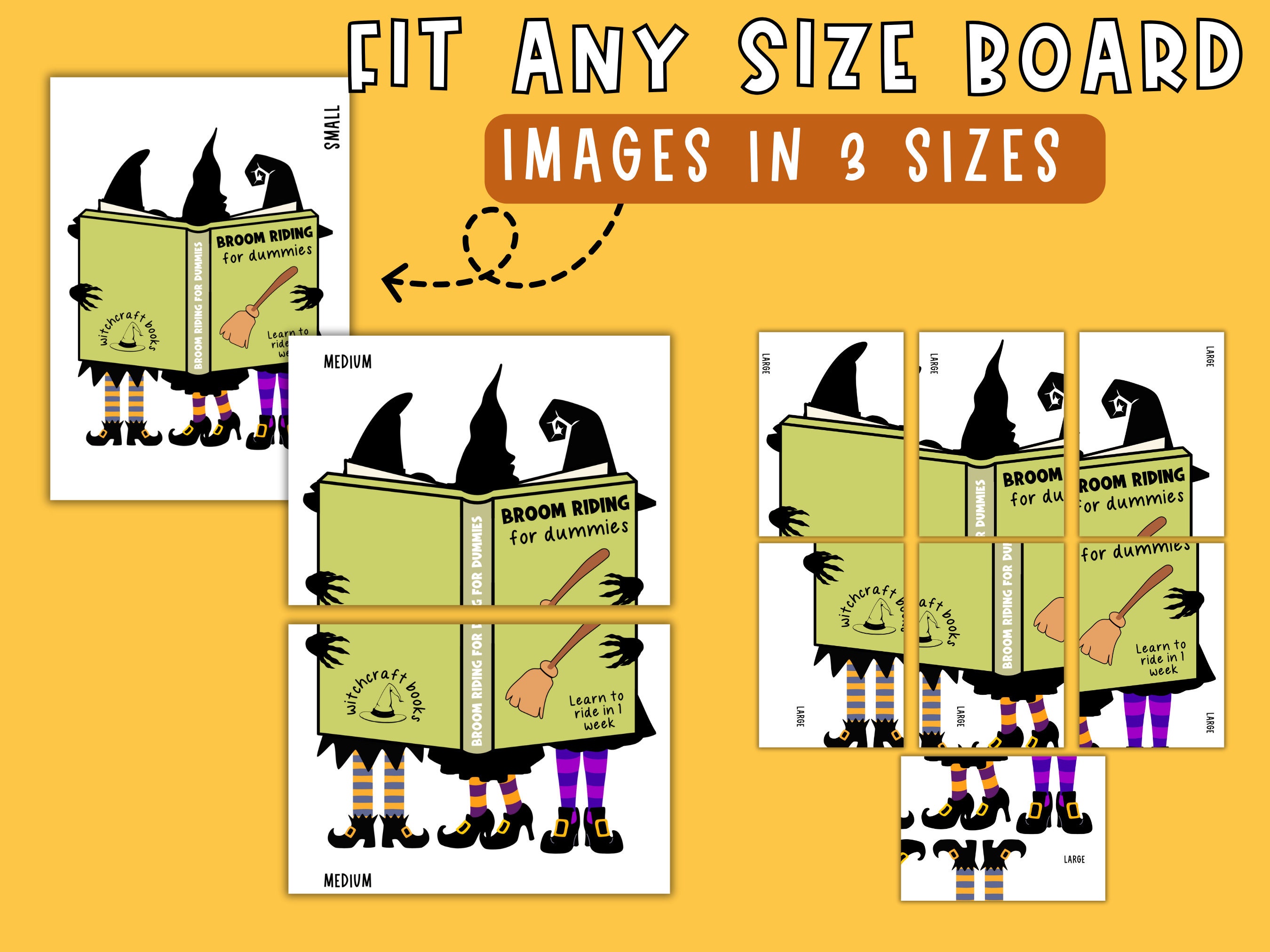 Halloween Reading Bulletin Board | Witch Reading Corner Decor | Spooky ...