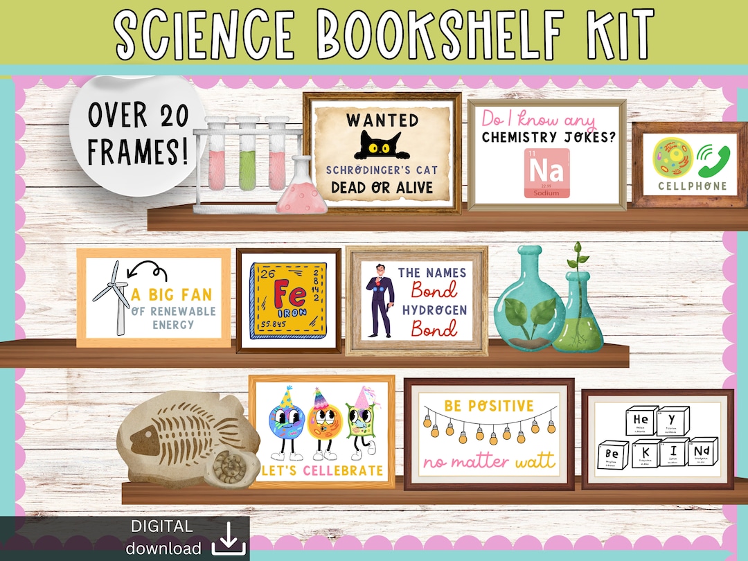 Science Shelves Bulletin Board | Laboratory Bulletin Board | Quotes ...
