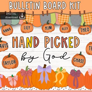 Religious Fall Bulletin Board | Autumn Christian Bulletin Board ...