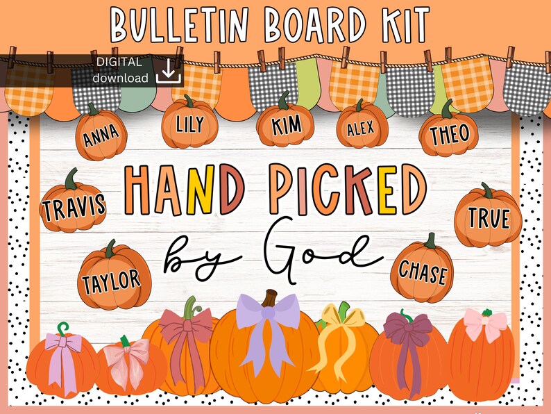 Religious Fall Bulletin Board | Autumn Christian Bulletin Board ...