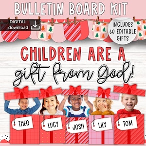 Jesus Bulletin Board Kit | Bible Bulletin Board | Christian Christmas ...