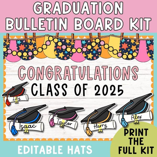 Graduation Bulletin Board Ideas - Etsy