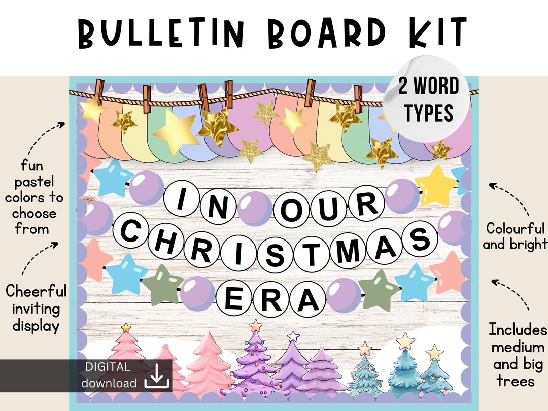 Friendship Bracelet Bulletin Board | Christmas Bulletin Board Decor ...