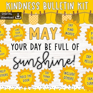 May Bulletin Board | End of Year Bulletin Board | Summer Kindness ...
