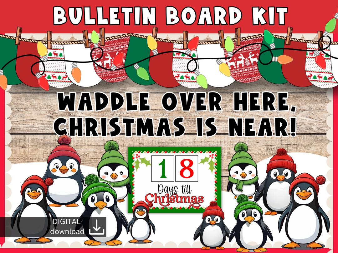 Christmas Countdown Display | Christmas Calendar | Christmas Bulletin ...