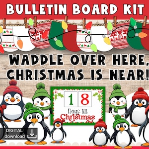 Christmas Countdown Display | Christmas Calendar | Christmas Bulletin ...