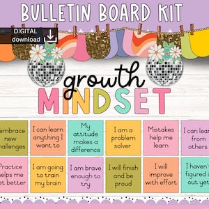Motivational Bulletin Board | Positive Bulletin Board | Growth Mindset ...