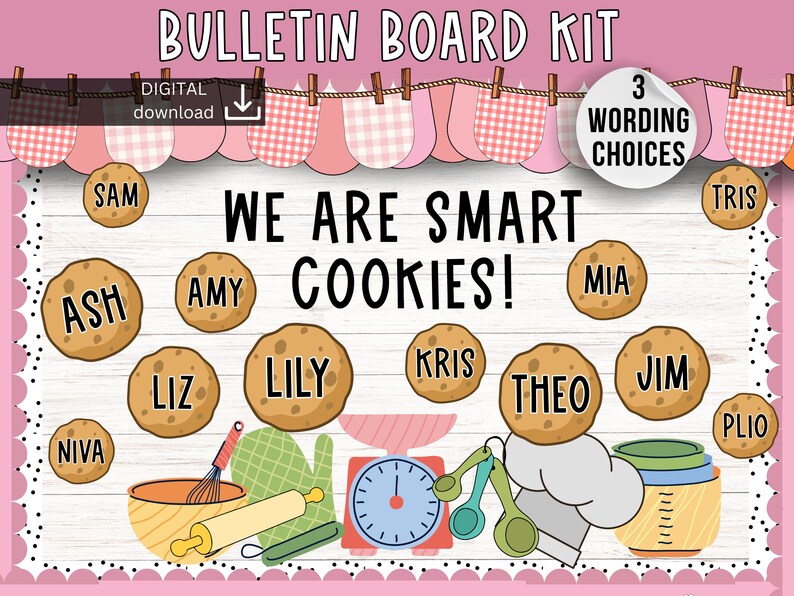 Welcome Back Bulletin Board | Cooking Bulletin | New Year Classroom ...