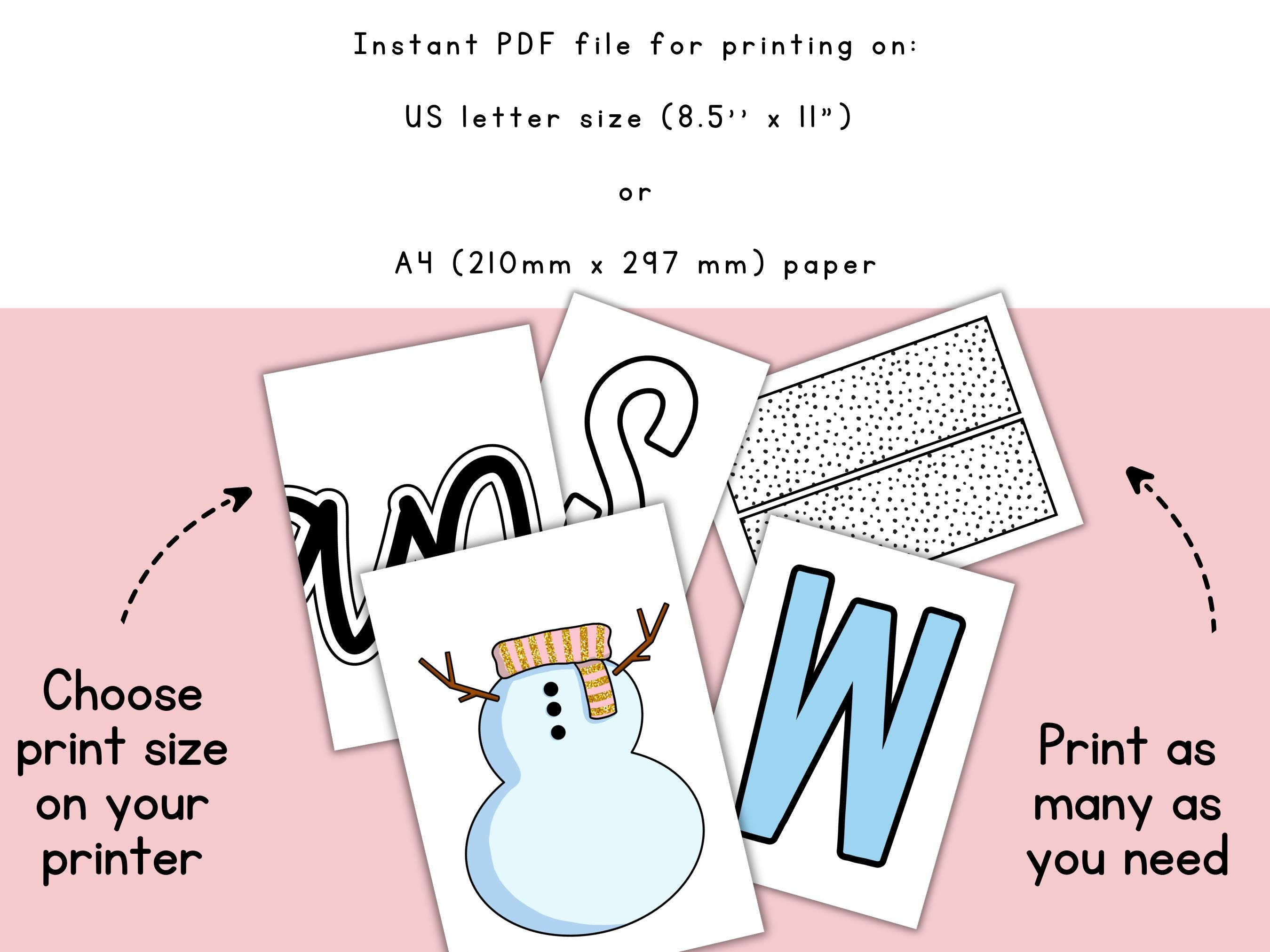 Snowman Bulletin Board Kit | Classroom Decor for Winter | Childrens ...