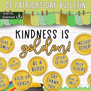 St Patrick’s Day Bulletin Board | March Bulletin Board | Kindness ...