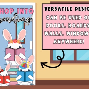 Reading Bulletin Board | Reading Corner Decor | Easter Bulletin Board ...