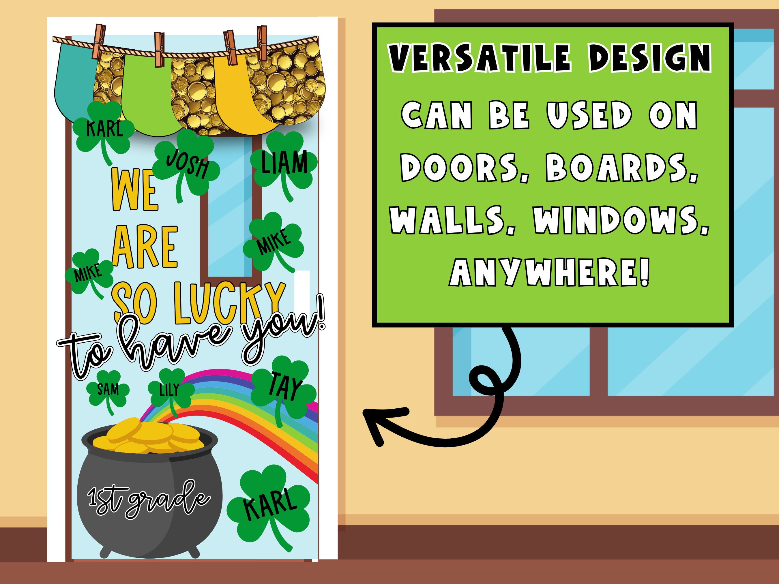 March Bulletin Board St Patricks Day Bulletin Board - Etsy